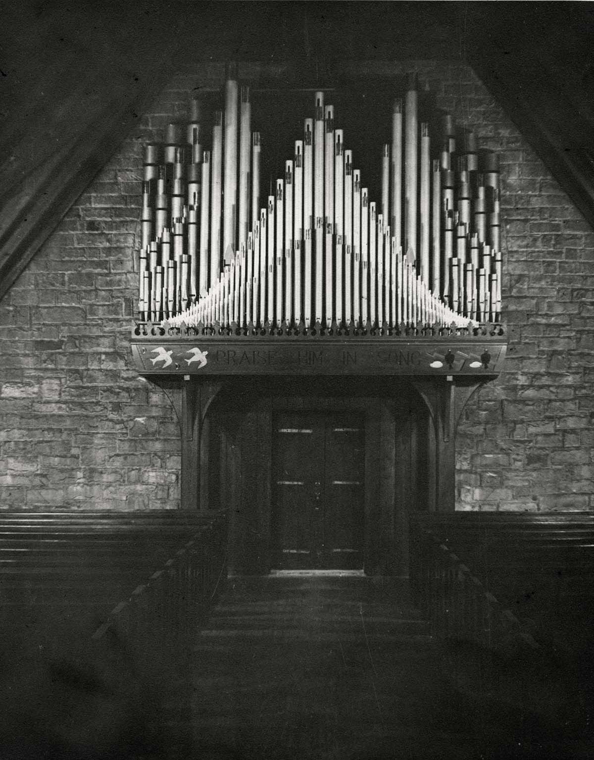 CHAPEL Holtkamp Organ - PINE MOUNTAIN SETTLEMENT SCHOOL COLLECTIONS