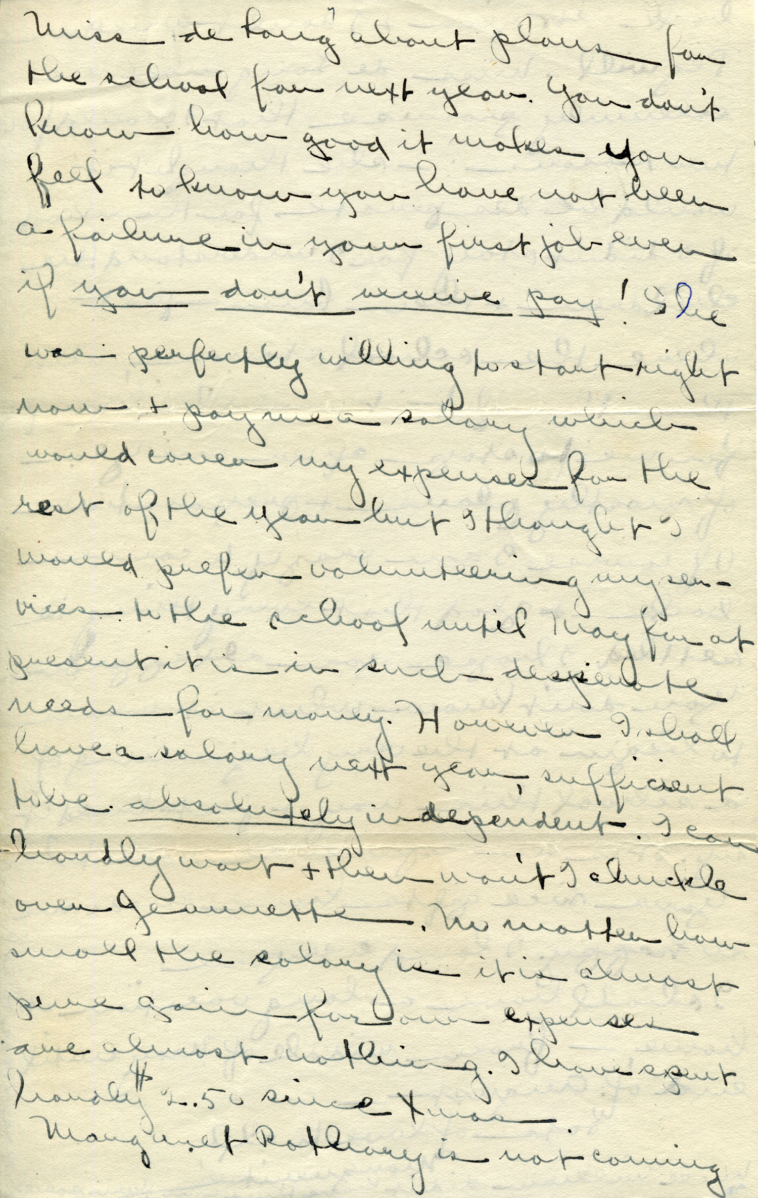 Marguerite Butler Letters 1915