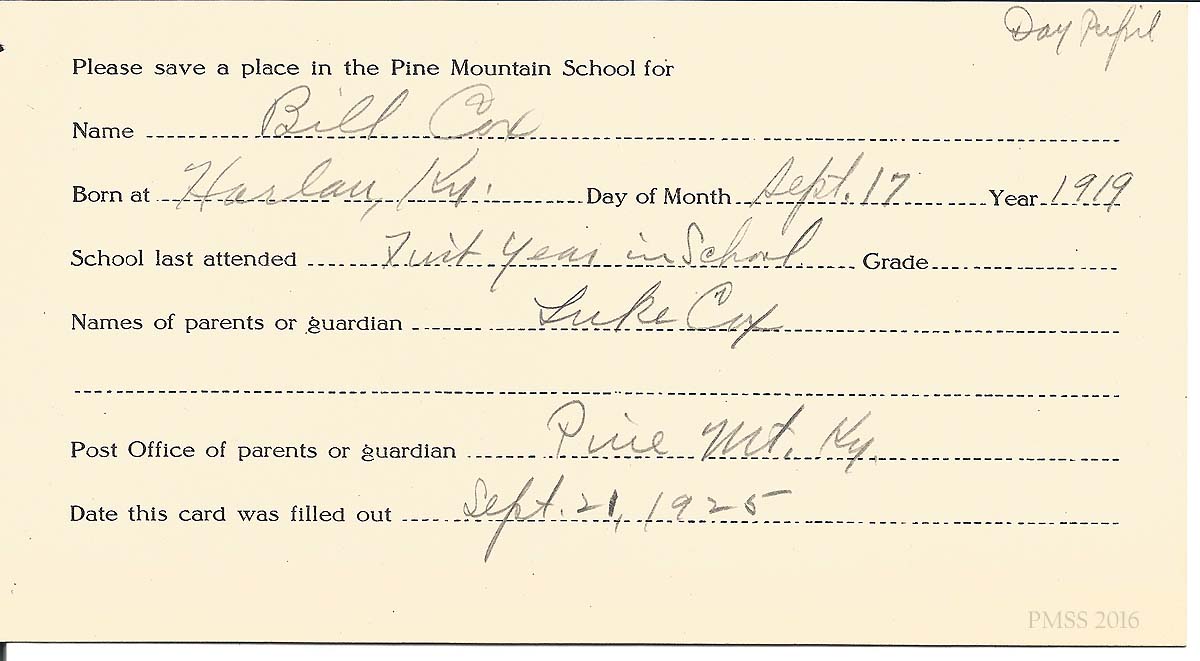 EULA GRAY COX and BILLY COX Correspondence 1925-1932 - PINE MOUNTAIN ...