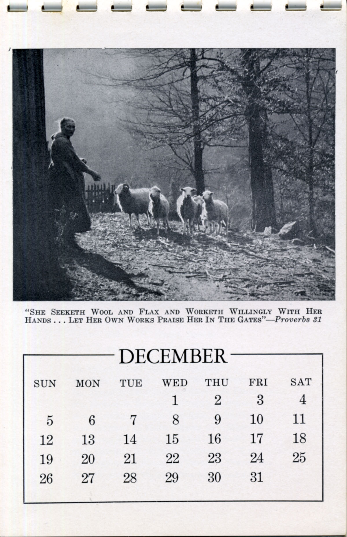 PUBLICATIONS PMSS CALENDAR 1948 - Pine Mountain Settlement School