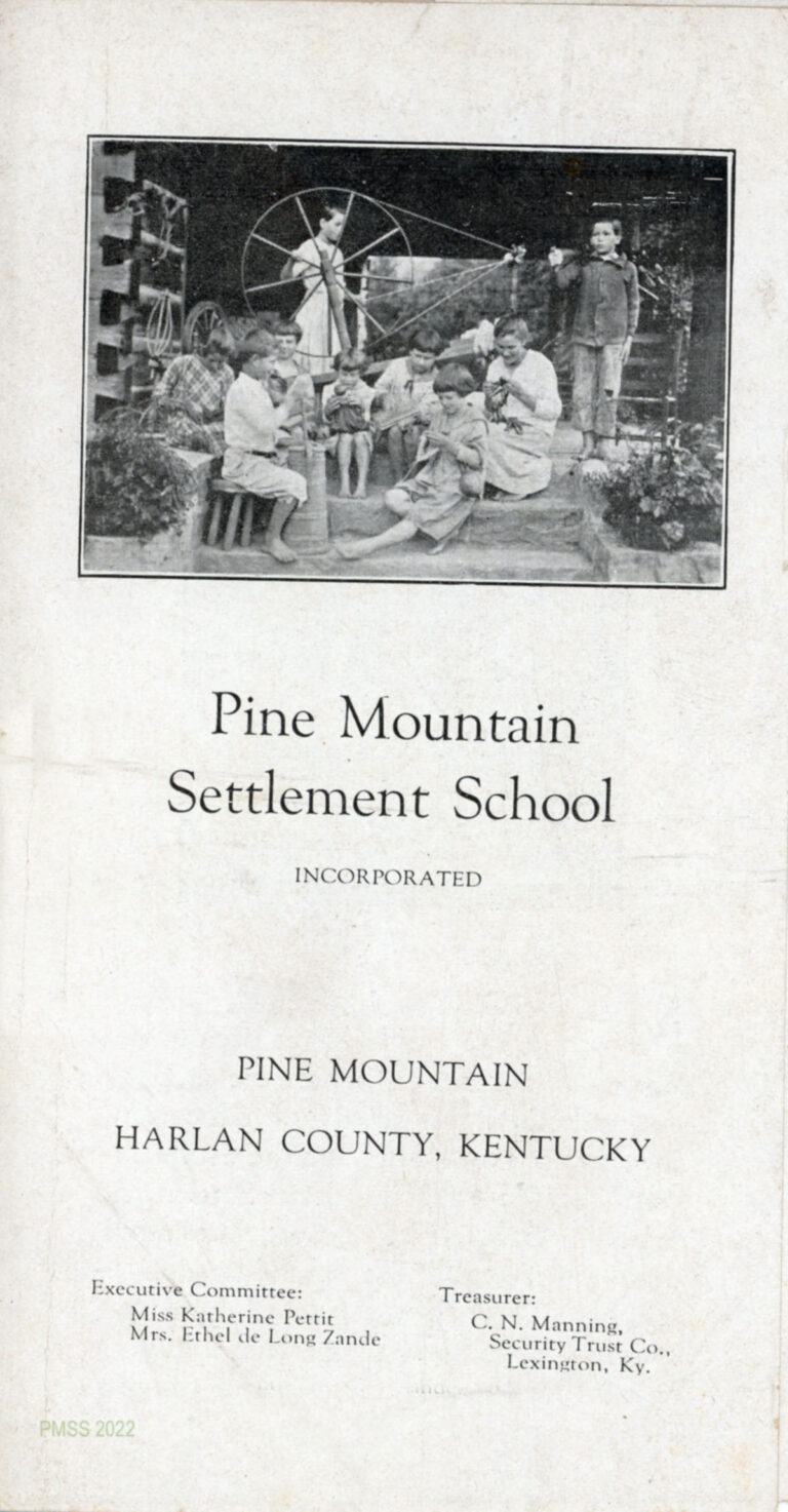 PUBLICATIONS PMSS Ephemera - PINE MOUNTAIN SETTLEMENT SCHOOL COLLECTIONS
