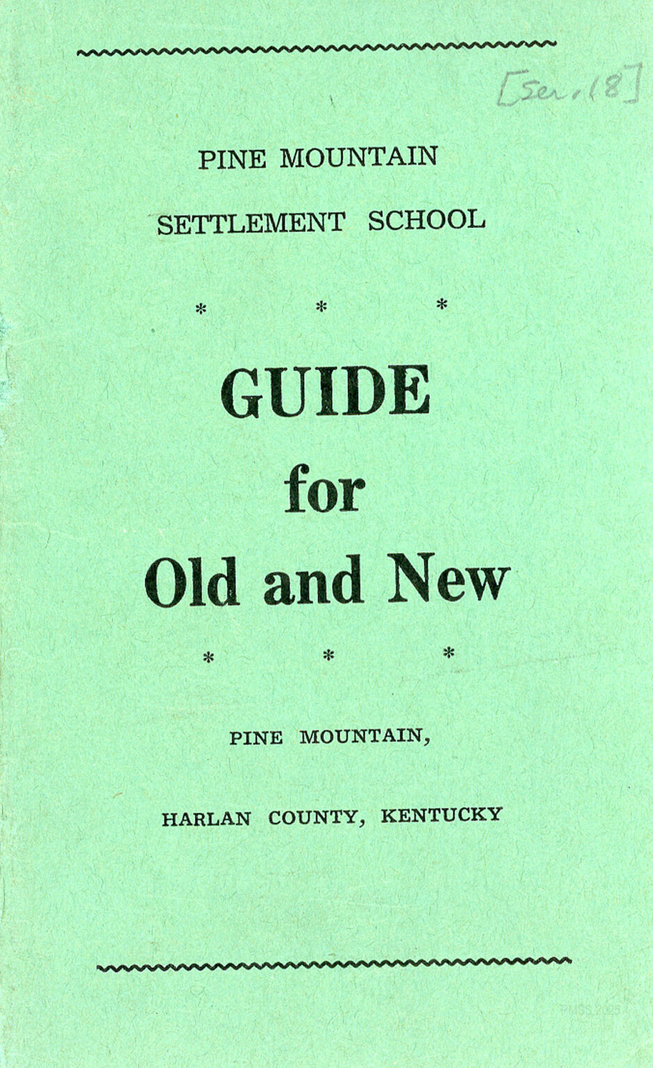 ADMIN RULES AND REGULATIONS 1930s-1940s Handbook - PINE MOUNTAIN ...